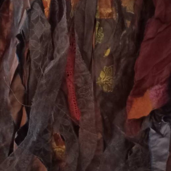 Pink Magnolia Rose Boho Chic Tattered Skirt, Ruffled, Layered Skirt ...