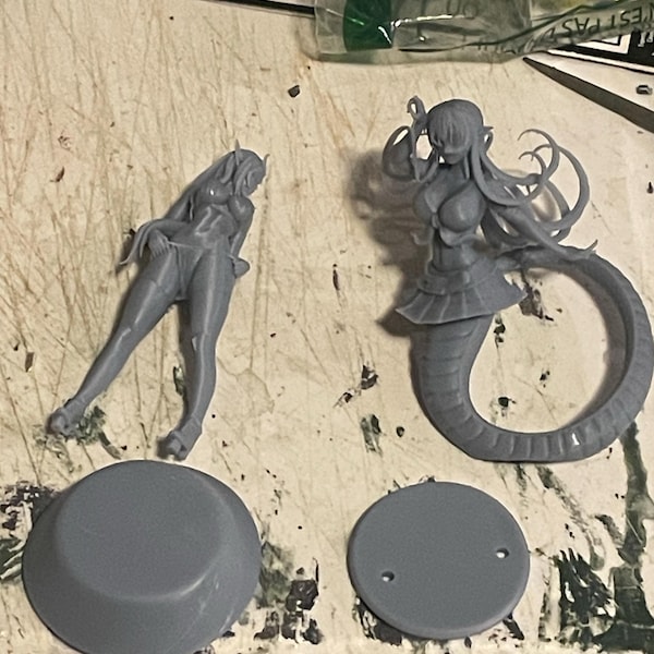 Snake Girl From Dungeon Pin Ups by RN Estudio Miniatures - Etsy