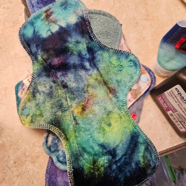 Set of THREE 'fluff Folds' Interlabial Pads assorted Colourways - Etsy