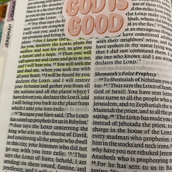 God is Good Magnetic Double Sided Bookmark - Etsy