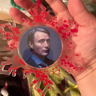 Horror Christmas Snowflake Ornament Hannibal Lecter Cannibal Stocking ...