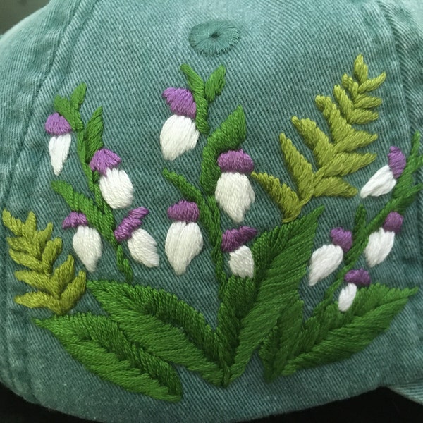 Mothers Day Custom Embroidered Hat Floral Embroidery Custom Baseball ...