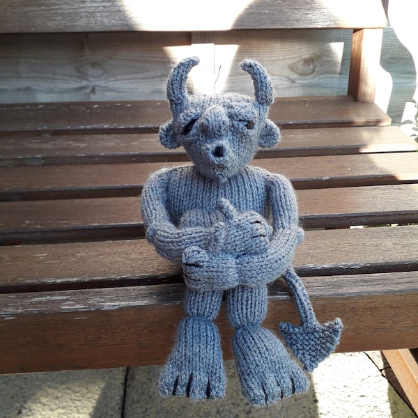 Clarence the Dragon Toy Knitting Pattern by Georgina Manvell - Etsy