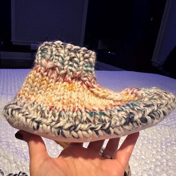 Adult CABIN SLIPPERS Crochet Pattern, Cabin Slippers, Adult Slippers ...