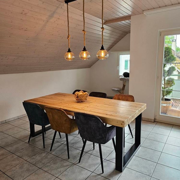 Old Beam Console Table Unique Wood Rustic Style Country Loft Organic ...