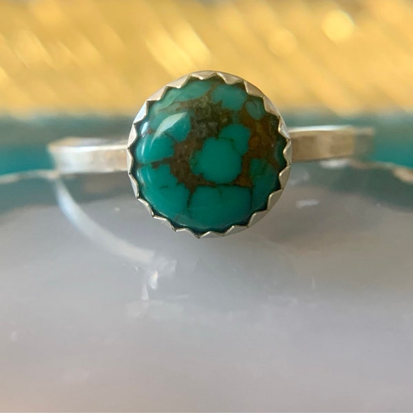 Natural Tibetan Turquoise Round Shape Calibrated Sizes Available in 4,5 ...