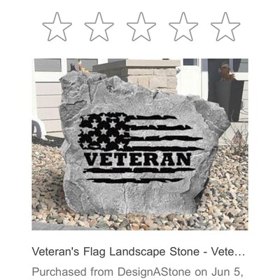 Personalized Monogram Name Rock Engraved Stone Personalized Garden Rock ...