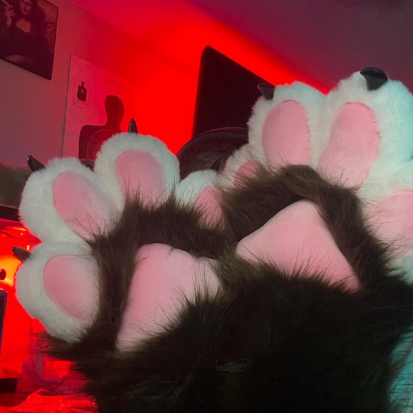 Grey Feet Paws Fursuit Kemono Toony Kigurumi Fursona Kawaii Outdoor ...