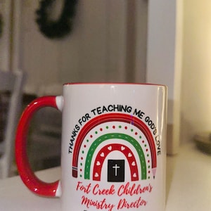 Personalized Sunday School Teacher Christmas Ornament, Sunday School ...