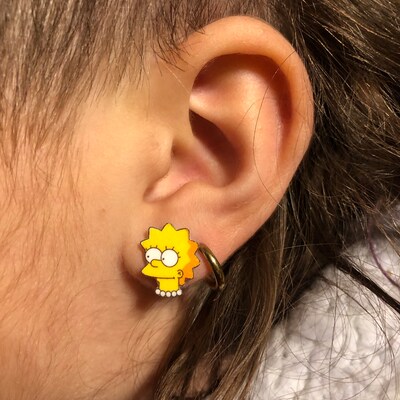 Choose a Pair the Simpsons Inspired Stud Earrings Duff Beer, Homer ...