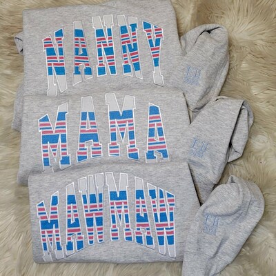 DADA Satin Stitch Arched Applique Embroidery Design Father's Day Gift ...