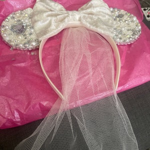 The Ice Queen Handmade Mouse Ears Headband - Etsy
