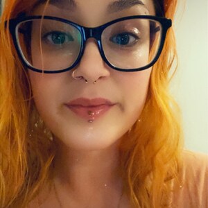 Titanium Threadless Push Fit Vitrail Medium Cluster Labret | Etsy