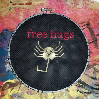 Free Hugs Cross Stitch Pattern - Etsy