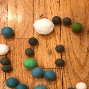 24PC Single Color Pack SALMON Felt Balls | Etsy