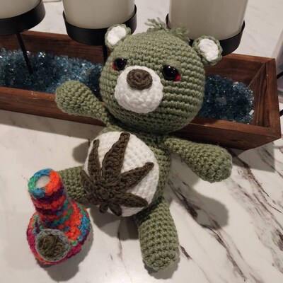 PDF PATTERN: Crochet Marijuana Leaf Pattern, Crochet Weed Leaf Pattern, Crochet Stoner Leaf ...