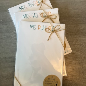Personalized Notepad Personalized Couples Notepad Wedding - Etsy