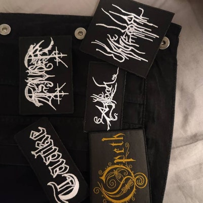 FORGOTTEN WOODS Embroidered Patch, Black Metal, Pagan Metal, Dsbm, Otyg ...