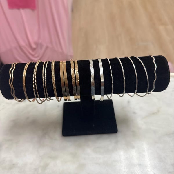 Sterling Silver Chain With 14K Gold Filled Beads. Mixed Metal Chain ...