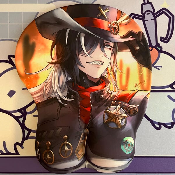 Boothill Ergonomic 3D Man Chest Mousepad Support Pad Gaming Pad Honkai ...