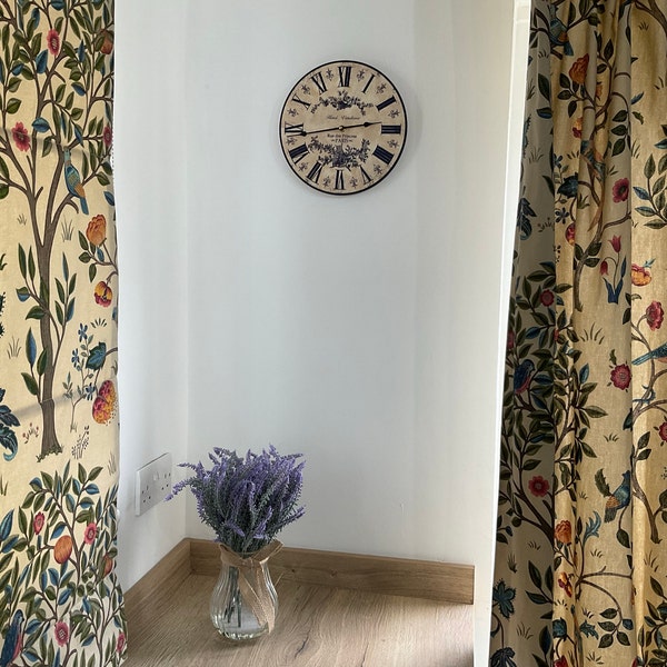 Blue French Toile Clock - Etsy