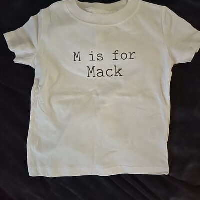 Personalized Shirt Cute Custom Shirt Boy Name Shirt Boy Toddler Name ...