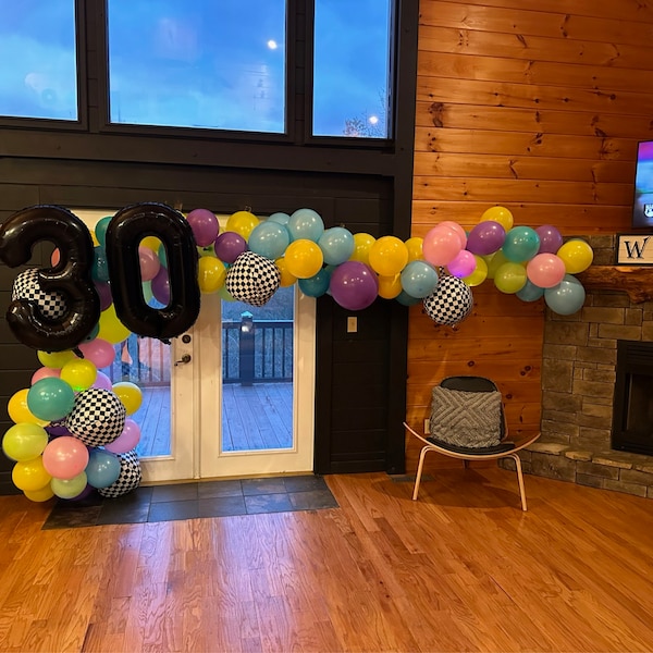 Bach to the 90s Balloons 80s 90s Balloon Arch Kit Back to the 90s ...