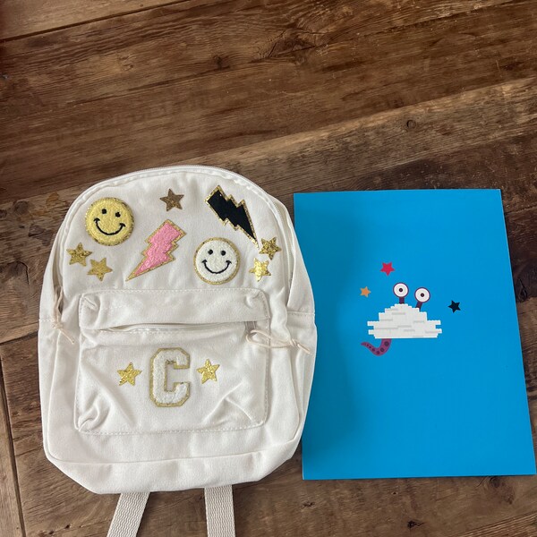 Customizable Backpack | Trendy Patch Backpack | Varsity Letter Backpack ...