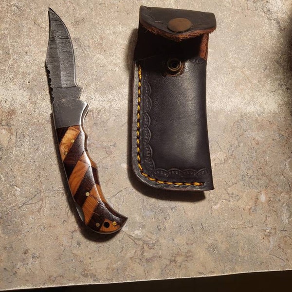 Handmade RE4 Leon Kennedy's Knives, Spring Steel Bowie Knife, Gift for ...