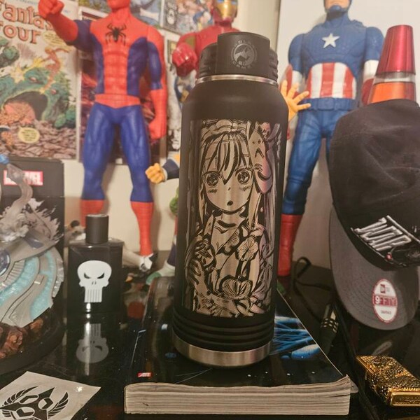 Custom Anime Glass Laser Engraved - Etsy