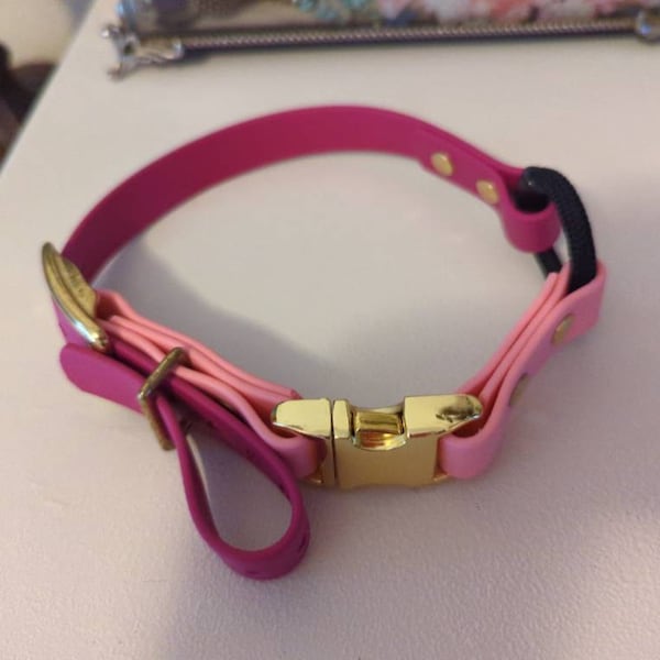 The Vera Bling Biothane® Collar Beta Biothane® Collar Gemstone Collar stinkproof Waterproof - Etsy