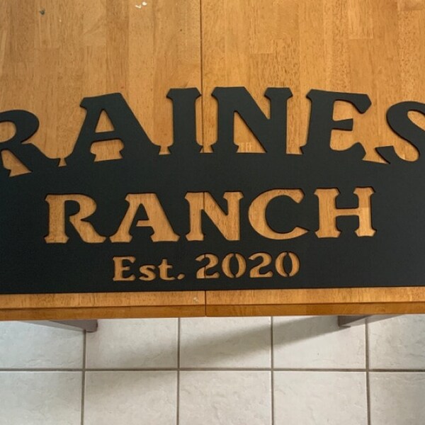 Bold Ranch Heavy Duty Sign LMW-16-05 - Etsy