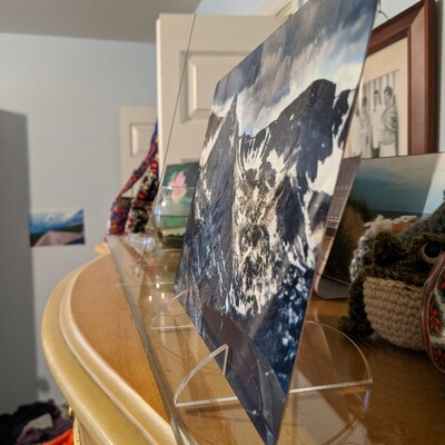 Pair of Slotted Acrylic Feet for Glass Photo Panel or Cutting - Etsy