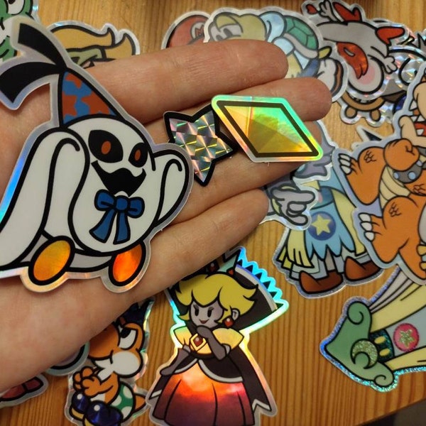 Sakura Card Glossy Metallic Sticker - Etsy