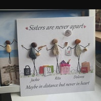 Best Friends Pebble Art Besties Forever Friend Gift Bffs - Etsy