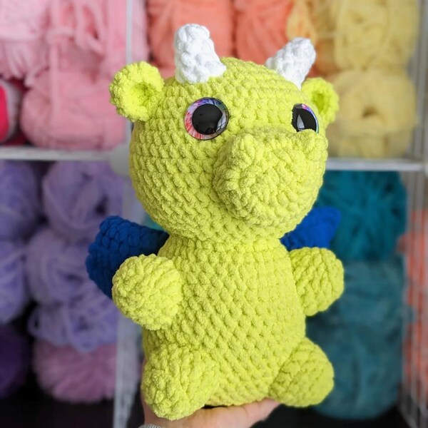 Dexter the Dragon - Plushie, Crochet Pattern - Etsy