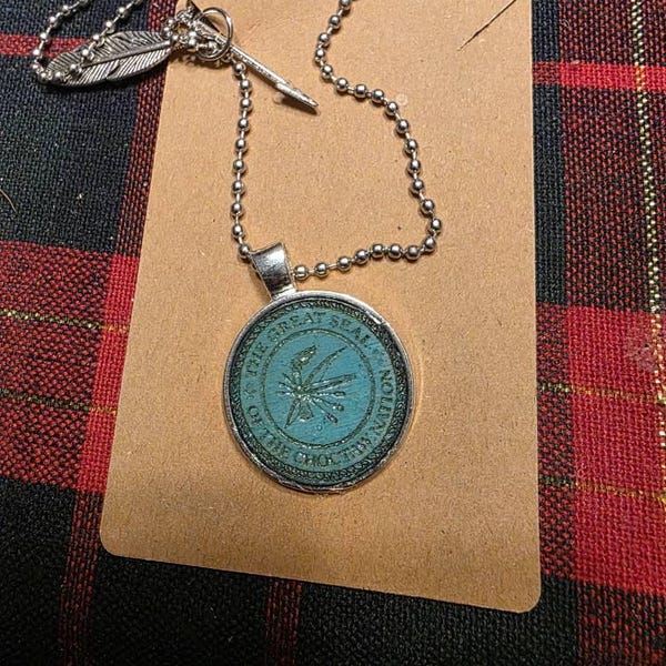 Cherokee Symbol for Strength All Wood Engraved 1 Inch Pendant ...