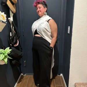 Black Puffer Jacket, Oversized Jacket, Deconstructed Clothing ...