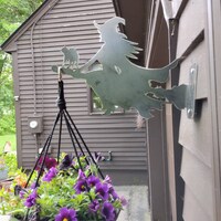 Halloween Witch Metal Yard Stake Shadow Casters Witch Metal - Etsy Canada