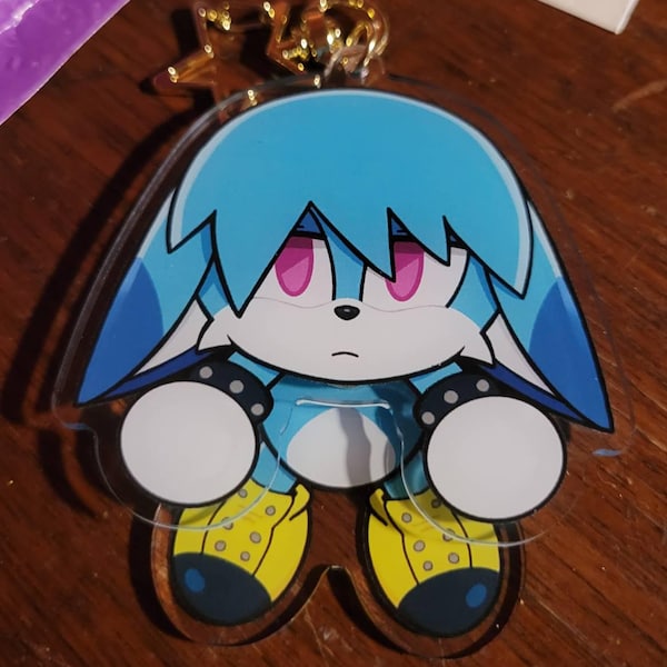 Sonic and Friends Dangling Acrylic Keychain: IDW Surge, Kit, Tangle ...