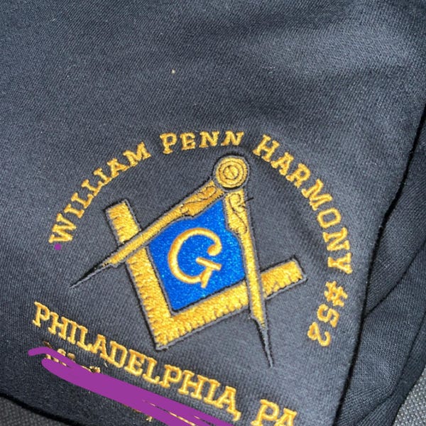 Masonic Hoodie | Personalized Freemason Blue Lodge Hoodie Customizable ...