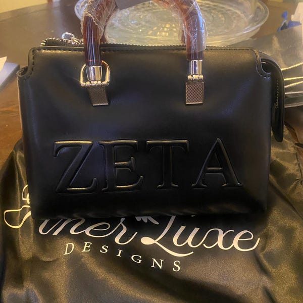Zeta Black Tote - Etsy