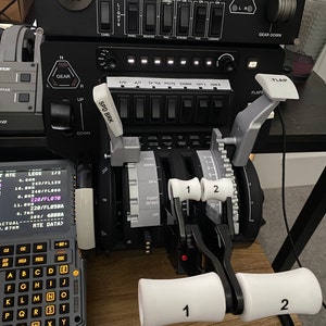 Boeing 747 Throttle Quadrant Addons for the Honeycomb Bravo - Etsy