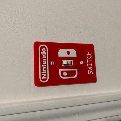 Nintendo Switch Light Switch Plate rocker Switch - Etsy