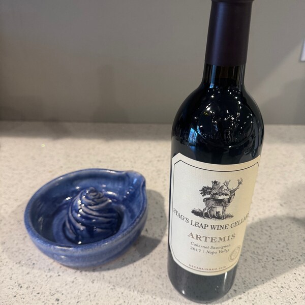 Ceramic Jewish Hand Washing Cup With 2 Handles, Blue Pottery Negel ...