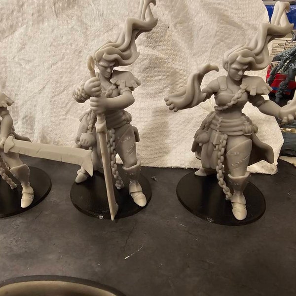 Werewolf Queen Miniature Werewolf Fantasy Miniature Dnd Miniatures DND ...