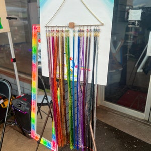 Hair Tinsel Hanging Display for Salons, Hair Tinsel Organizer - Etsy