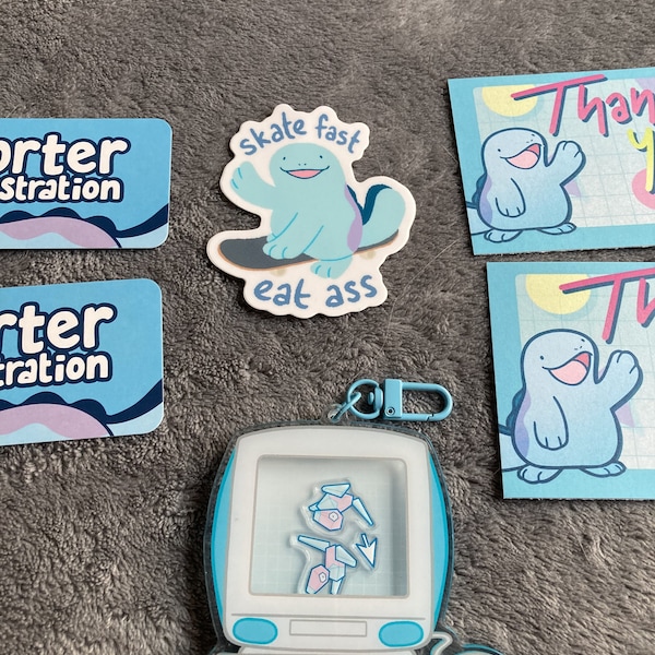 Porygon Cyber Shaker Acrylic Charm - Etsy