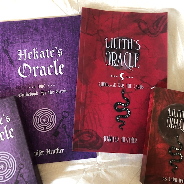 Lilith Oracle Deck for Shadow Work | Dark Feminine Tarot Cards - Etsy