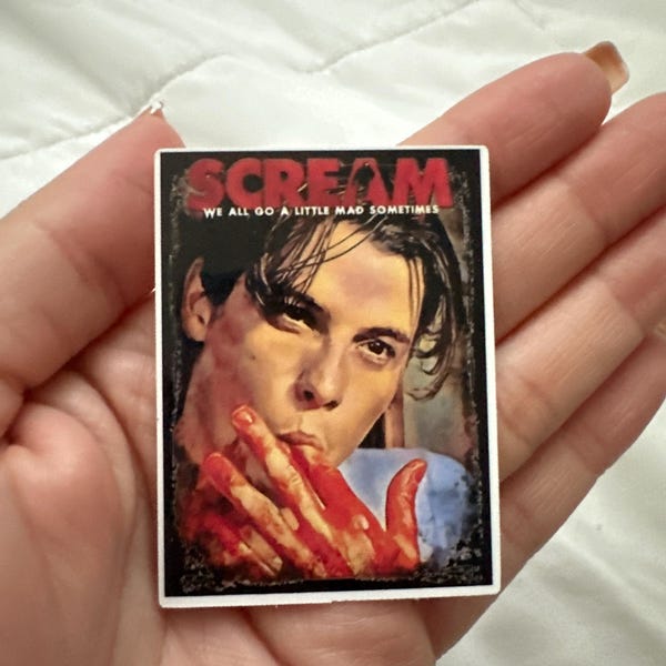 Scream Sticker/billy Loomis/horror/kindle/booktok/scary Movie/ No You ...